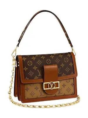 LOUIS VUITTON Dauphine Monogram Reverse Mm - Brown
