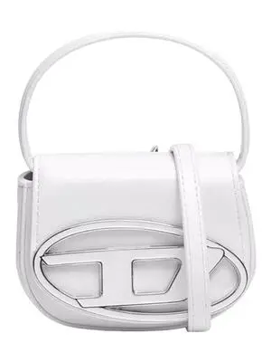 DIESEL 1dr Xs Mini Bag With D Plaque - White