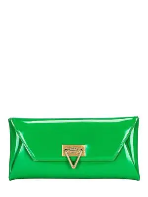 Bottega Veneta Small Point Lock Clutch - Green