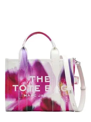 Marc Jacobs Small Future Floral Tote - White Multi Flower