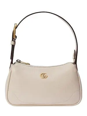 Gucci Aphrodite Shoulder Bag With Double G - White