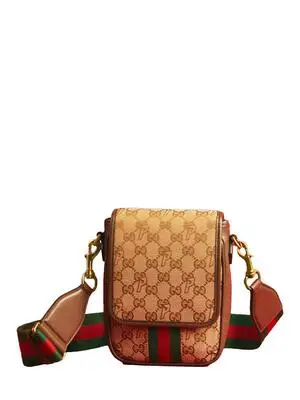 PALACE X Gucci Ggp Web Canvas Messenger Bag - Beige
