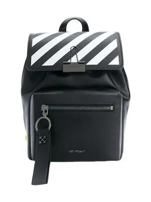 Off-White Small Diagonal Backpack - Black