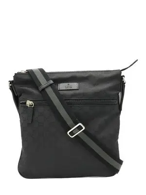 Gucci Gg Guccissima Messenger Bag - Black