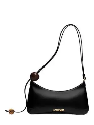 Jacquemus Le Bisou Perle Shoulder Bag - Black