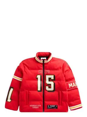OFF SEASON X Nfl Patrick Mahomes Kansas City Chiefs Player Puffer Jacket - Red