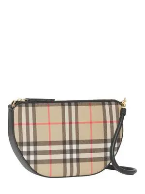 Burberry Vintage Check Cotton Olympia Pouch - Archive Beige