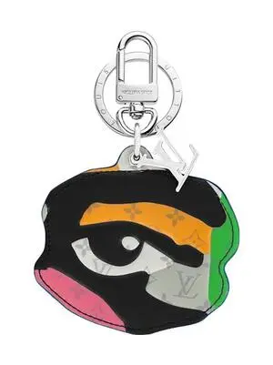 LOUIS VUITTON Portrait Figurine Key Holder And Bag Charm - Multicolor
