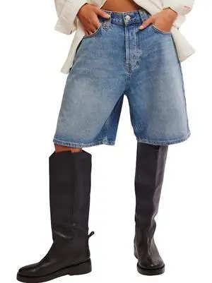 Free People Montana Denim Bermuda Shorts - Haven