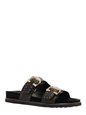 FRANKIE4 Deon Buckle Sandal - Black Stud