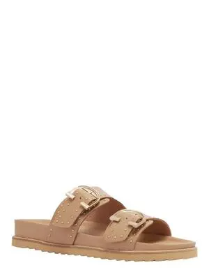 FRANKIE4 Deon Buckle Sandal - Camel Stud
