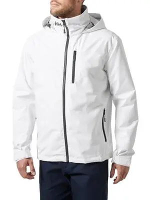 Helly Hansen Helly Hansen Hooded Crew 2.0 Waterproof Midlayer Sailing Jacket White