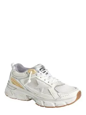 GOLDEN GOOSE Lightstar Sneaker - White/ Gold