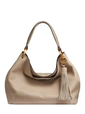 Donna Karan New York Donna Karan New York Glenwood Leather Shoulder Bag Moth