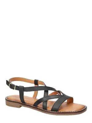 BELLA VITA Tya Strappy Sandal - Black Italian Leather