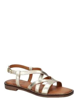 BELLA VITA Tya Strappy Sandal - Champagne Italian Leather