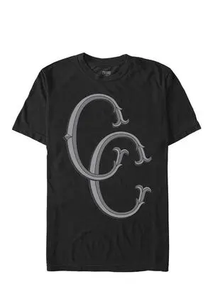 CROOKS & CASTLES Initials Logo Graphic T-shirt - Black