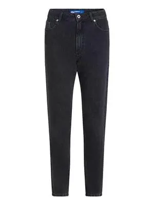 Karl Lagerfeld Logo-patch Jeans - Black