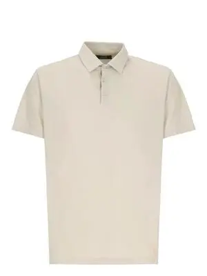ZANONE Cotton Polo Shirt - Neutrals