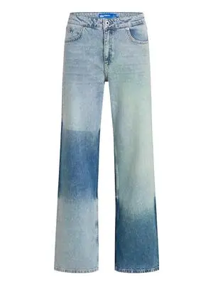 KARL LAGERFELD Karl Lagerfeld Jeans Two-Tone Flared Jeans