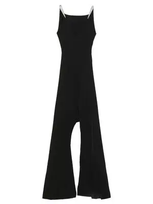 David Koma Crystal-embellished Gown - Black