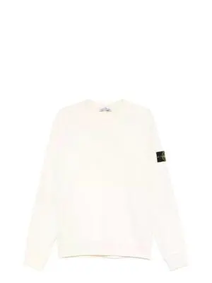 Stone Island Compass-badge Sweatshirt White