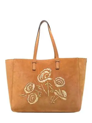 Ermanno Scervino Embroidered Tote - Brown