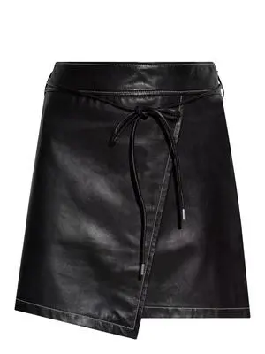 Paul Smith Leather Skirt - Black