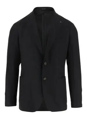 Tagliatore Single-breasted Blazer - Black