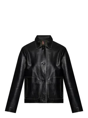 Paul Smith Contrasting-seam Jacket - Black