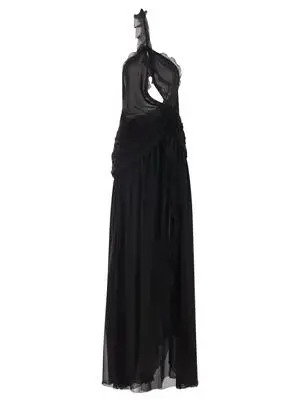 Blumarine Georgette Gown - Black