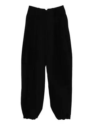 Jacquemus Pleated Trousers - Black