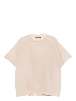 Plan C Cotton T-shirt - Neutrals