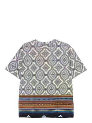 Etro Abstract-pattern T-shirt - Blue
