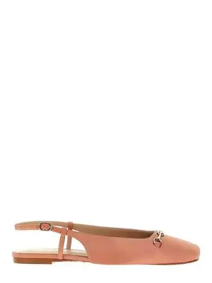 TWINSET Square-toe Ballerina - Pink