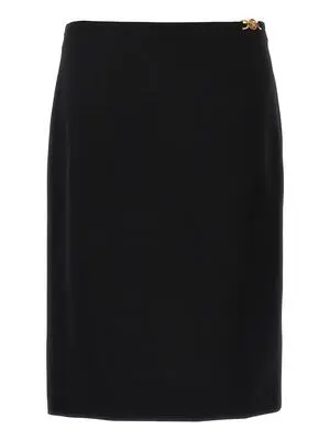 Versace Midi Skirt - Black