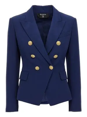 Balmain Chiocciola' Blazer - Blue