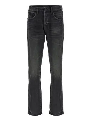PURPLE BRAND P005 Double Dip Coated Jeans - Black