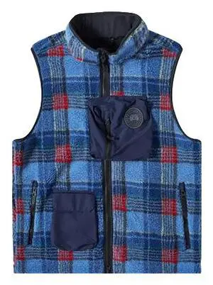 Canada Goose X Nba Collection With Union Legion Fleece Vest - Legacy Tartan Blue