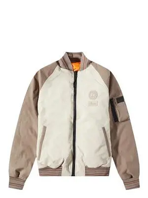 Canada Goose X Nba Collection With Union Bullard Bomber Jacket - Pearl