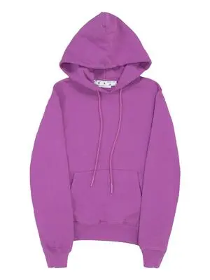 Off-White Diagonal Tab Slim Hoodie - Purple