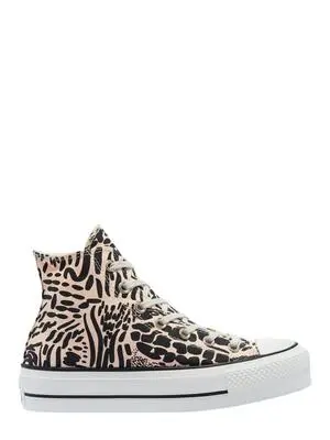 CONVERSE Chuck Taylor All Star Platform High 'jungle Art' Sneakers - Orange