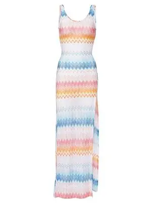 Missoni Zigzag Lamé Beach Dress - Multicoloured