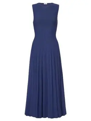 Staud Elyse Midi Dress - Blue