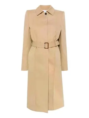 Alexander McQueen Belted Trench Coat - Brown