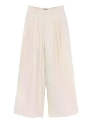 Giorgio Armani Wide-leg Trousers - Neutrals