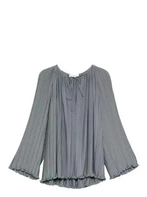LANVIN Pleated Blouse - Grey