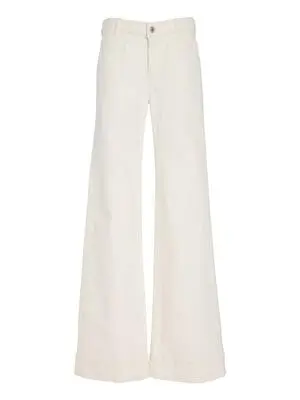 JEANERICA St Monica Stretch Low-rise Flared-leg Jeans - White