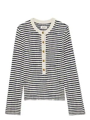 Zadig&Voltaire Mandala Striped Jumper - Encre