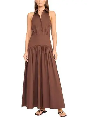 Staud Romy Maxi Dress - Earth